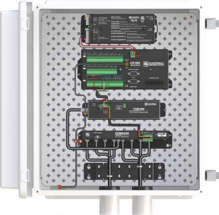 ENCTDR100: Enclosure to Hold Datalogger, SDMX50SP, and TDR100, 16 x...