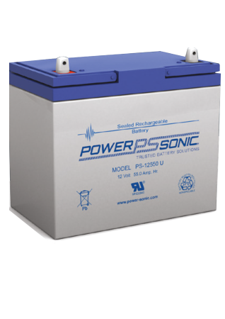 BP55: 12V, 55 Ahr Sealed Rechargeable Battery with PS150 Connector