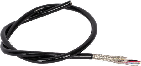 21871: 26 AWG 5-Conductor Shielded, Vented Hytrel Cable