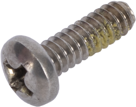 36582: Screw #6-32 x .437 Pan Phillips, Self Locking, 18-8...