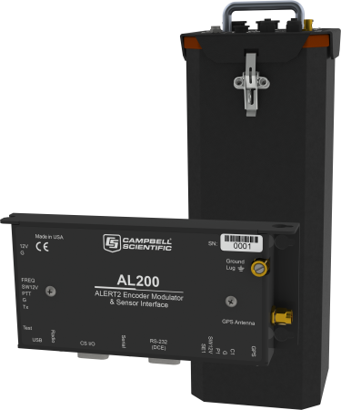 ALERT200: ALERT2 基本リモートデータプラットフォーム（3つのセンサー入力とAL200搭載）