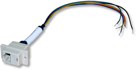 17217: RJ45 Interface Cable with Pigtails for the GPS16-HVS