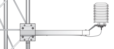 UT12P: 12-Plate Gill Radiation Shield & Crossarm Mount