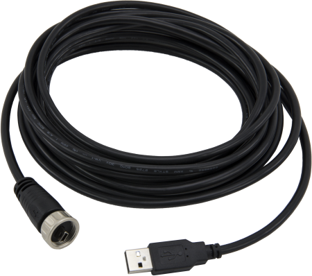 30179: USB Data Cable, Type A Male to Type Mini-B Male, IP68, 5 m