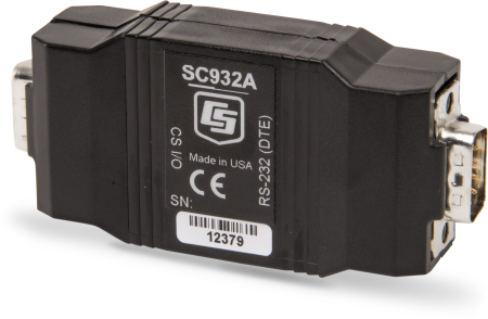 SC932A: RS-232 DCE Interface, CS I/O to 9-Pin