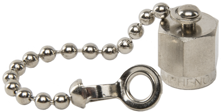 18397: Coaxial SMA Connector Protective Cap with Chain