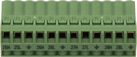 30375: Replacement AM16/32B Channels 25 to 28 Connector
