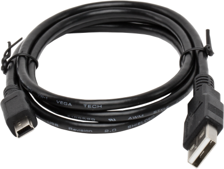 26652: USB Pin (Male) Type A to Pin (Male) Type Mini-B Cable, 1 m